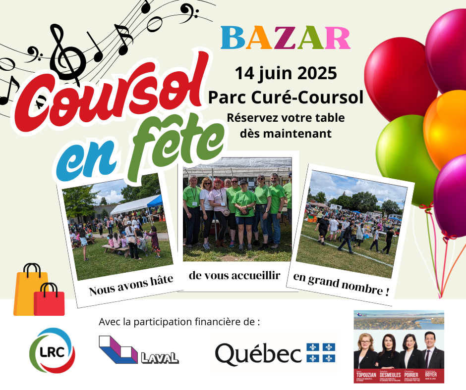 Coursol en fête 2025 | Loisirs Renaud-Coursol